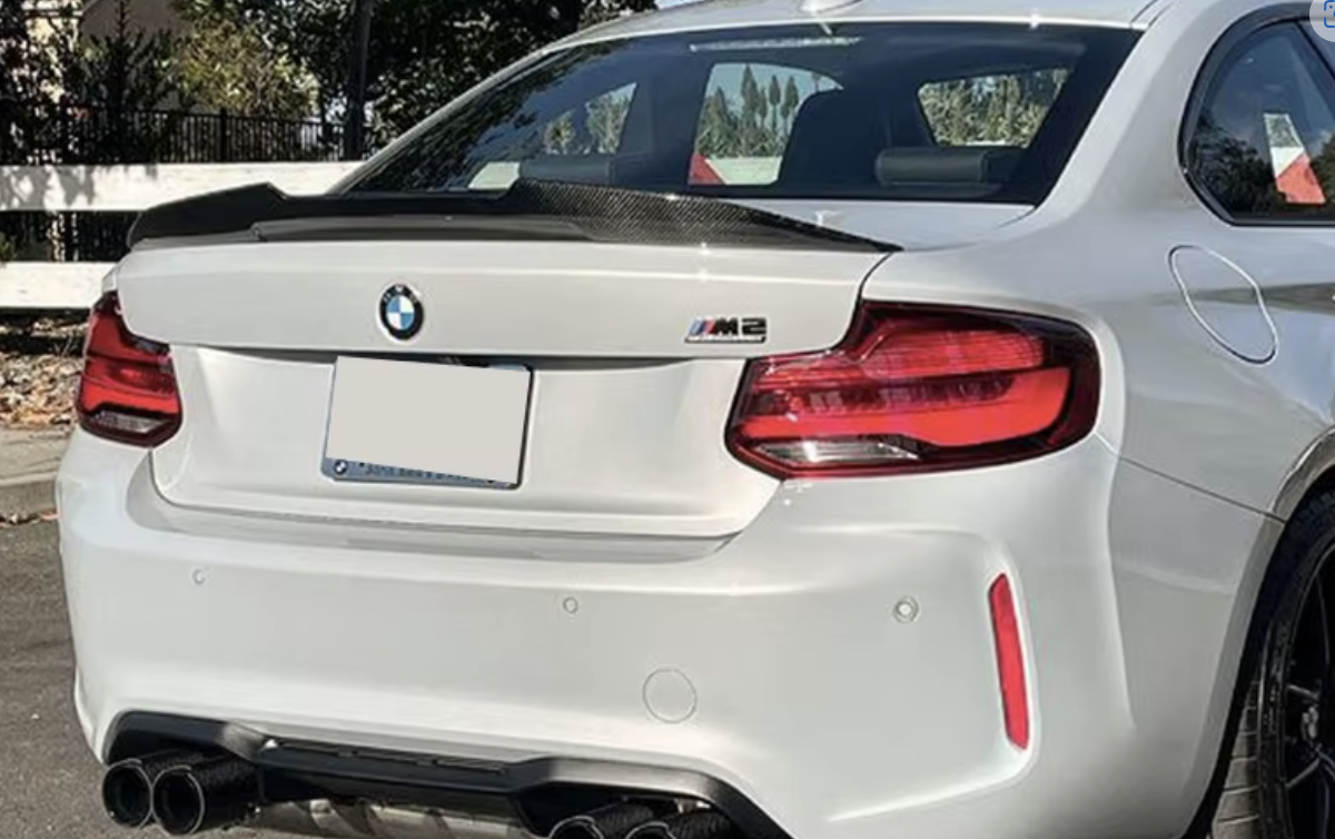BMW M2/Comp PSM Style Carbon Fiber Spoiler – Luminous Carbon